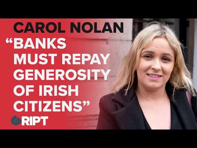 Carol Nolan, Ind TD Laois-Offaly, says the banks must repay the ...