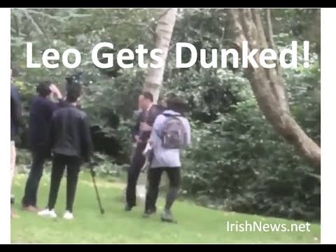 Leo The Smug Varadkar Finally Gets Dunked! Bypasser Throws Coffee on ...