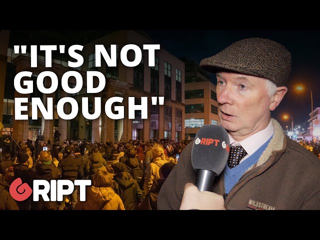 “There’s been no consultation”: East Wall locals protest asylum centre ...