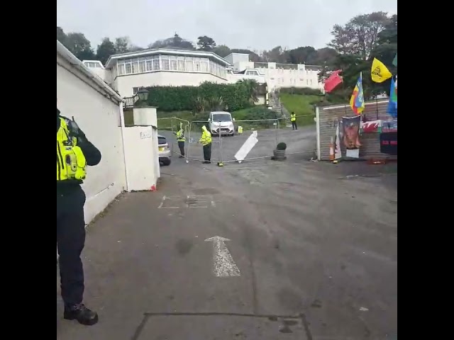 All quiet on the Western front at Stradey Park protest camp – iTV.ie