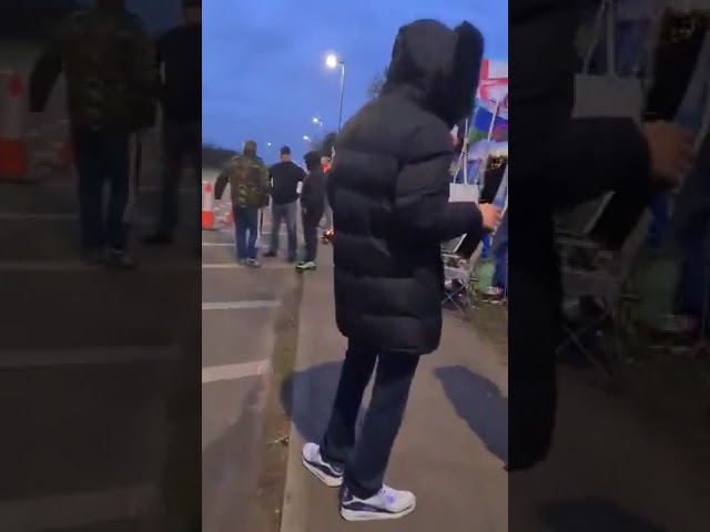 Scampton protest camp tonight #rafscampton – iTV.ie