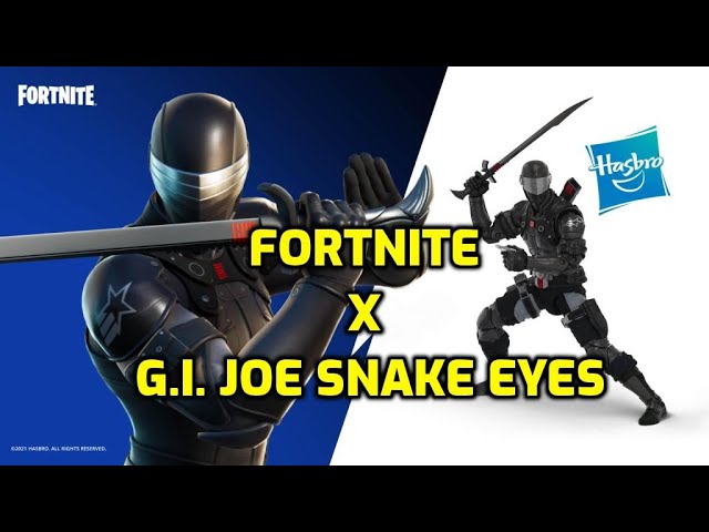 FORTNITE SNAKE EYES – FORTNITE X GI JOE CROSSOVER – FORTNITE X SNAKE ...
