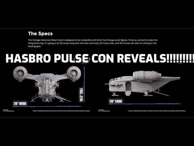 HASBRO PULSE CON REVEALS – STAR WARS HASLAB, DUNGEONS AND DRAGONS AND ...