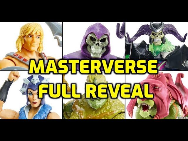 MASTERS OF THE UNIVERSE REVELATION MASTERVERSE FIGURES REVEALED – NINJA ...