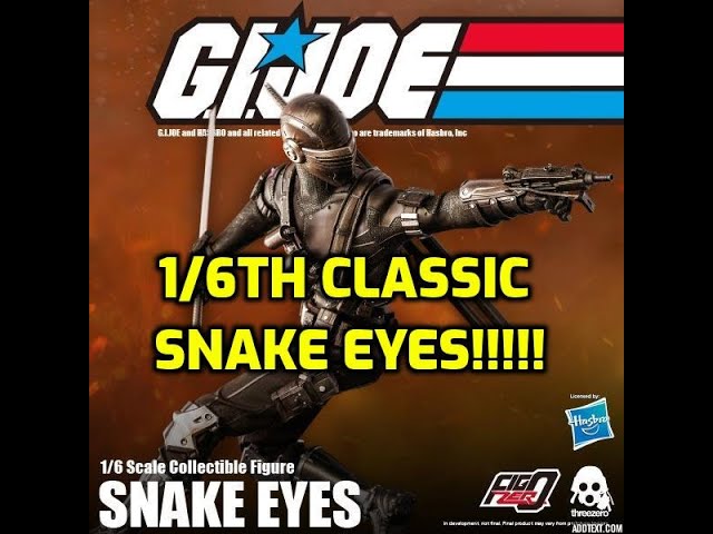THREE ZERO SNAKE EYES – 1/6 SCALE GI JOE COMING – MORE CLASSIC RETRO GI ...