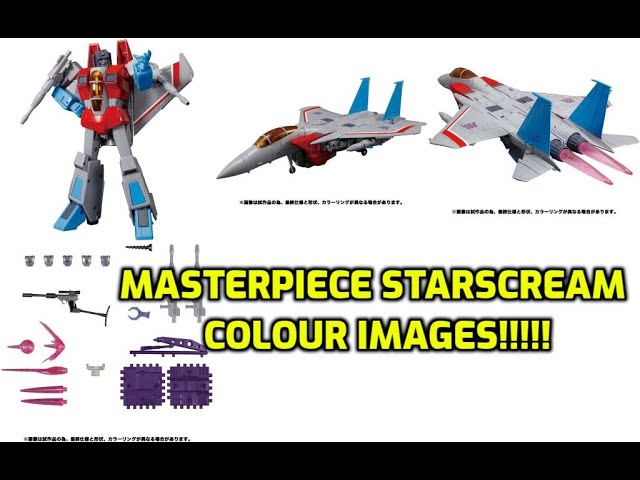 TRANSFORMERS MASTERPIECE STARSCREAM MP-52 2.0 V2 – COLOUR IMAGES ...