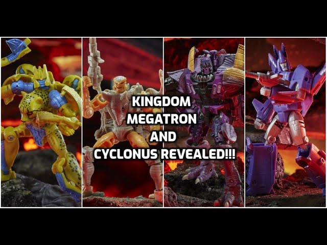 TRANSFORMERS WAR FOR CYBERTRON KINGDOM LEADER CLASS MEGATRON AND ...