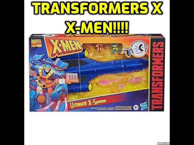 X-MEN X TRANSFORMERS CROSSOVER MARVEL ULTIMATE X-SPANSE – X Jet – NINJA ...