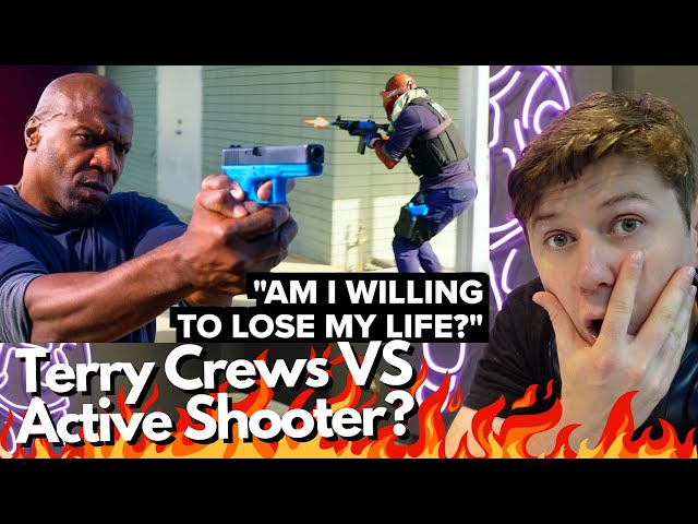 INSANE!! Terry Crews VS Active Shooter? – IRISH REACTION – iTV.ie